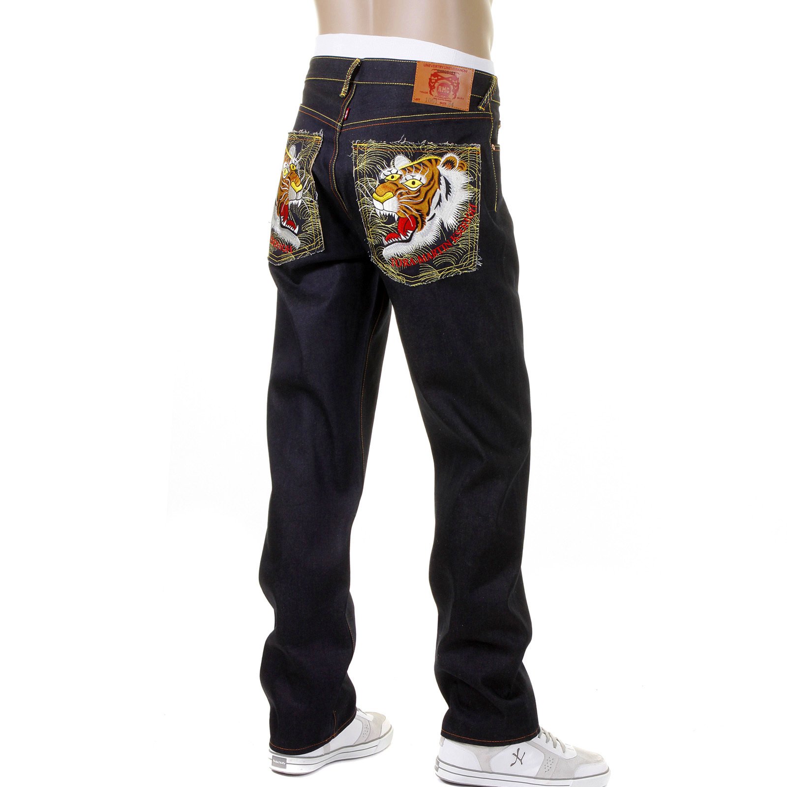 RMC MARTIN KSOHOH EMBROIDERED VINTAGE TIGER FACE SLIMMER CUT 1001 MODEL ...